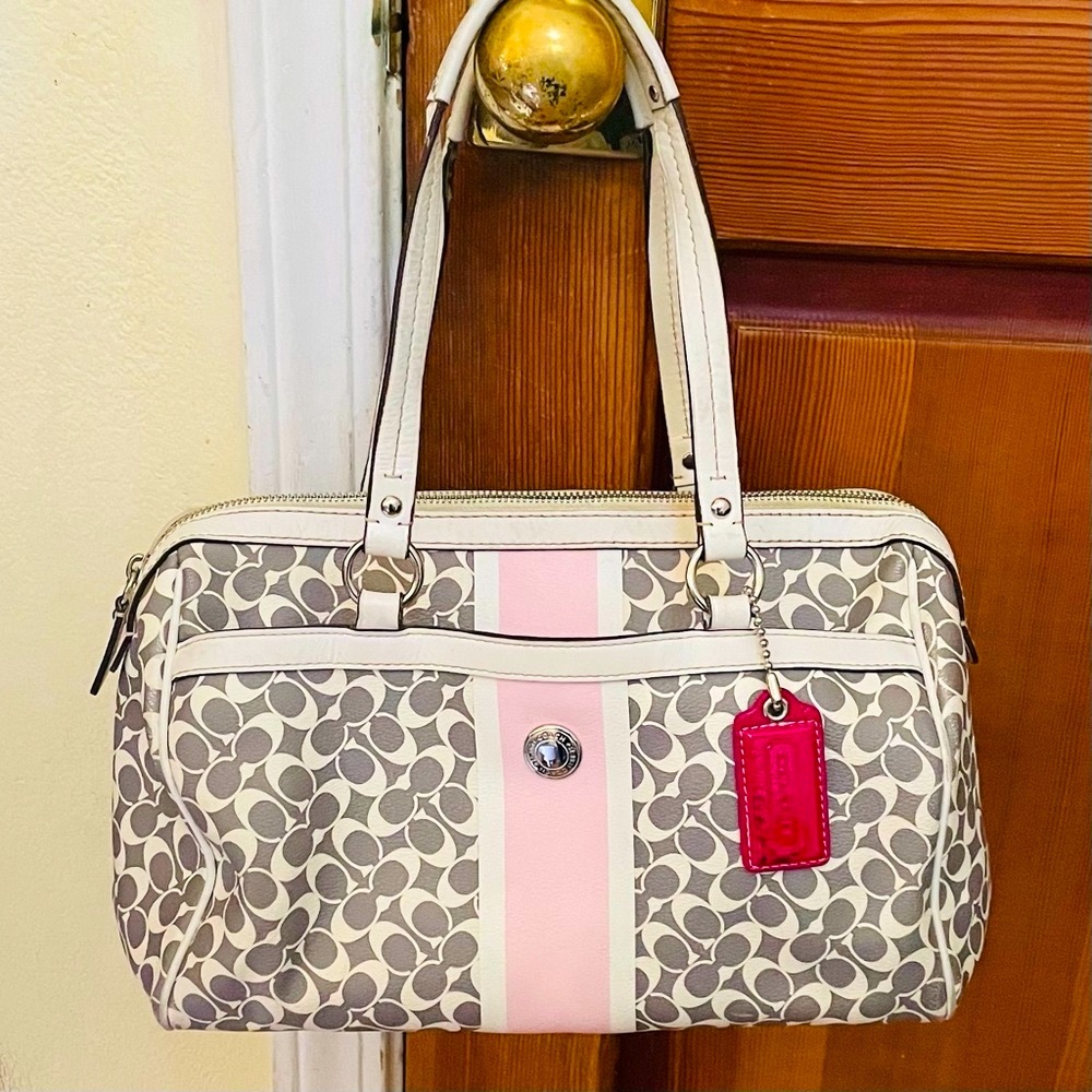 Coach Signature Chelsea Heritage Tote - Gem